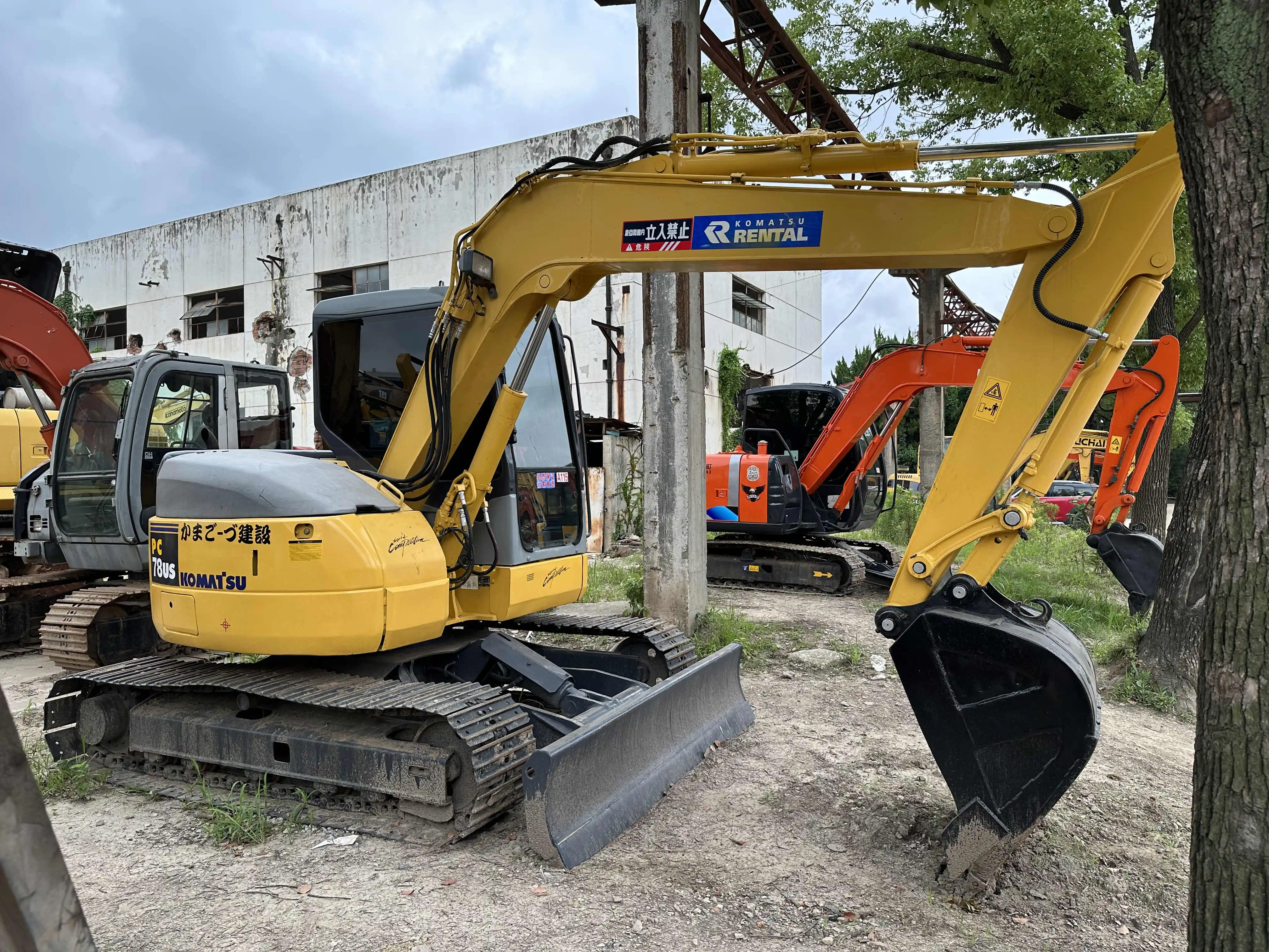 High Quality Used Komatsu Excavator Pc78 Mini Excavators Original From ...