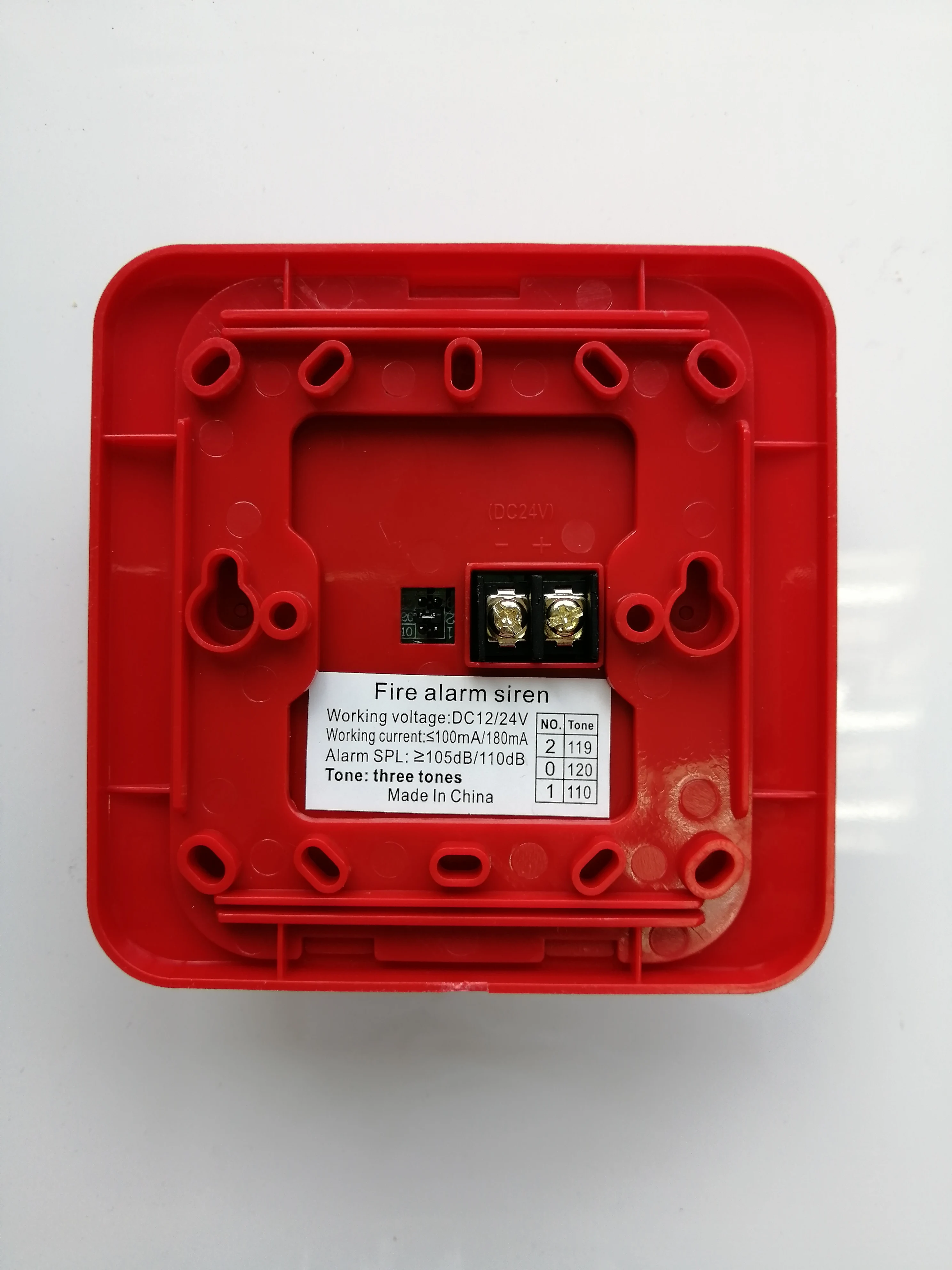 FS-03A Fire Alarm with Strobe Light - Small Size DC12V/DC24V