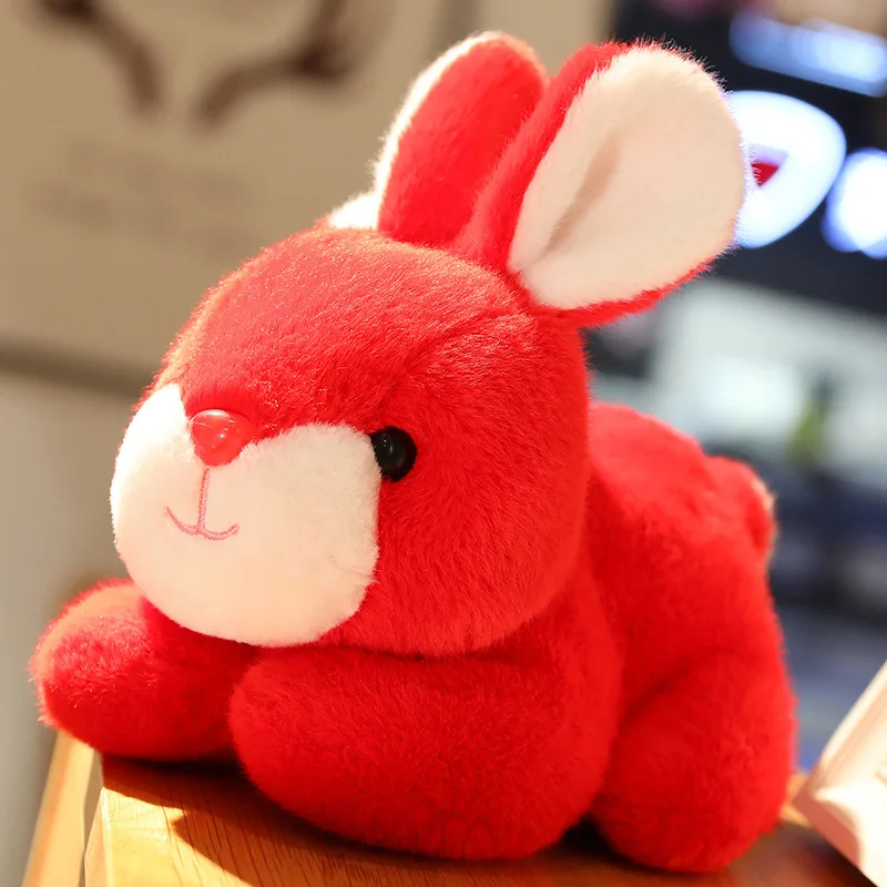 Fashion Standing Long Ears Plush Bunny Rabbit Toys For Kids Cute Custom ...