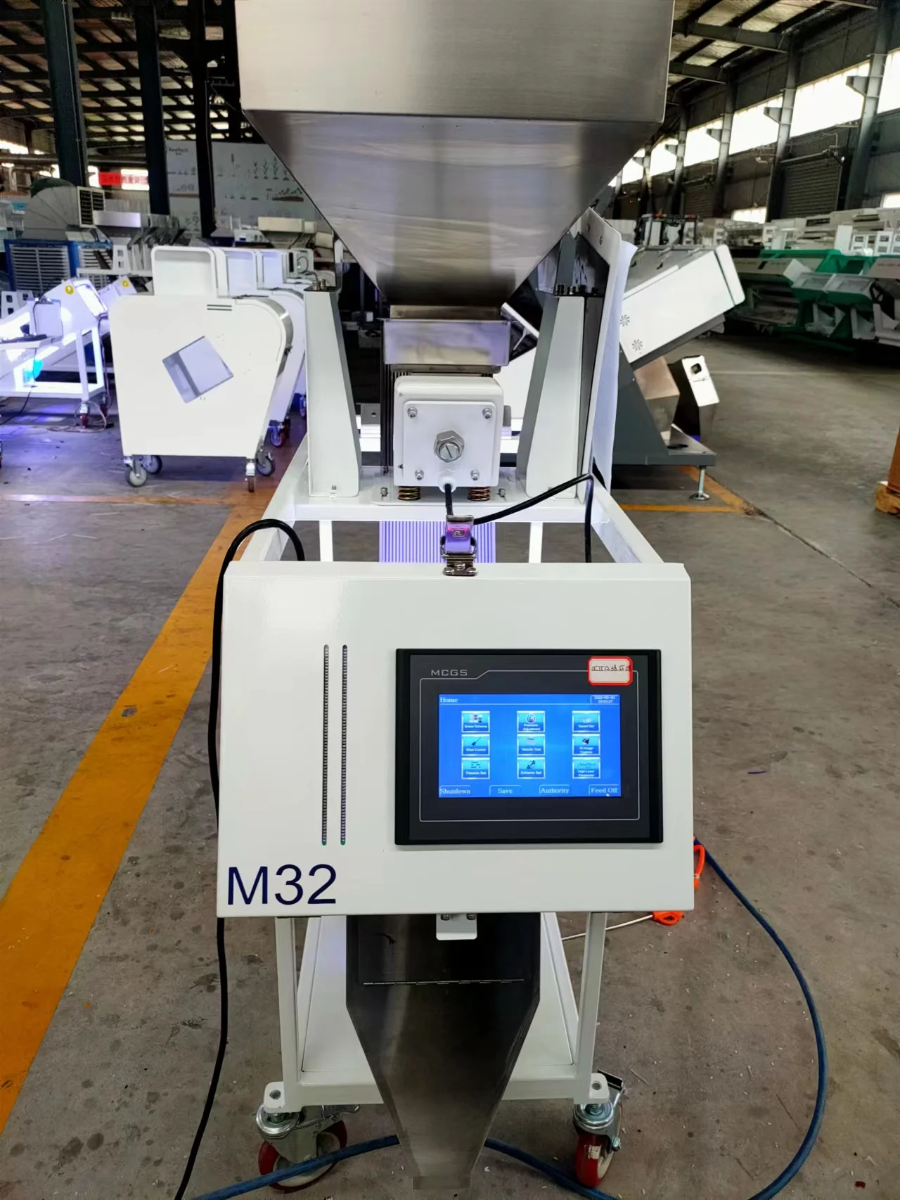 Mini 32 Channel Rice Color Sorter Machine Coffee Bean Color Sorting ...