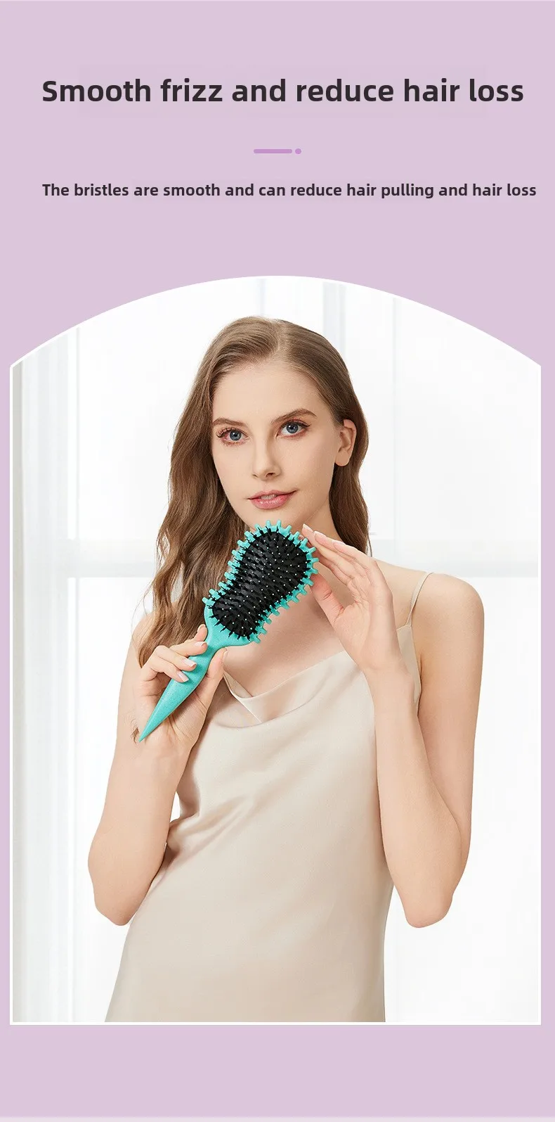 New Curling Definition Hair Comb Guitar Style Bounce Comb Air Cushion ...