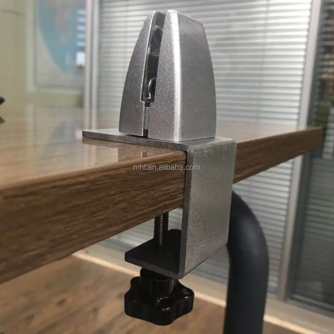 No-drilling Removable Office Desk Partition Divider Clamp Bracket - Buy ...
