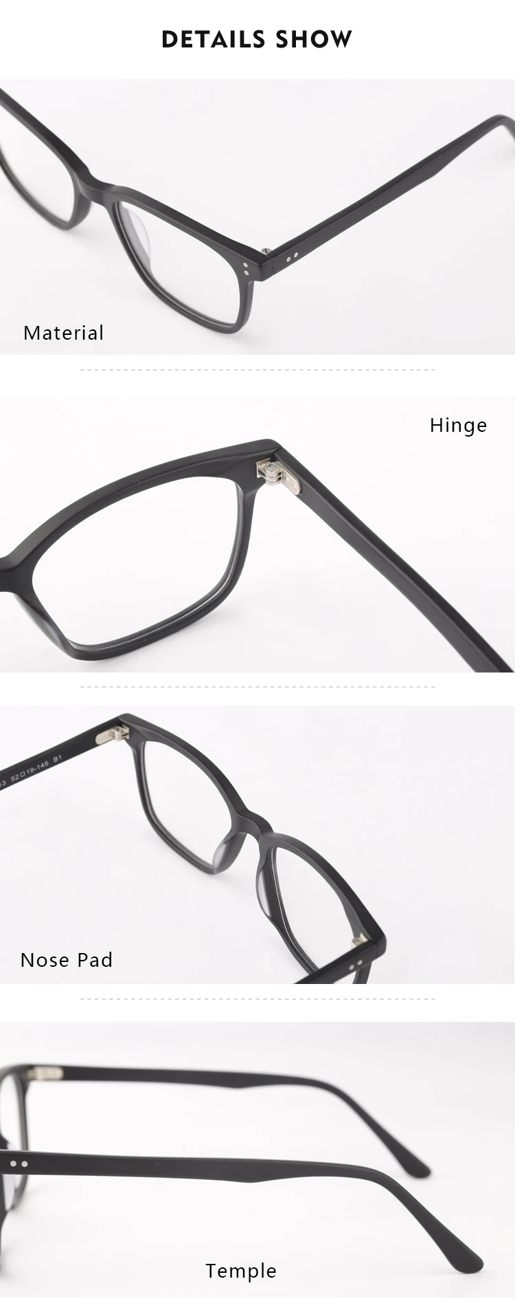 Eyewear Brand Temple Tips Optical Newest Eyeglasses Acetate Frames ...