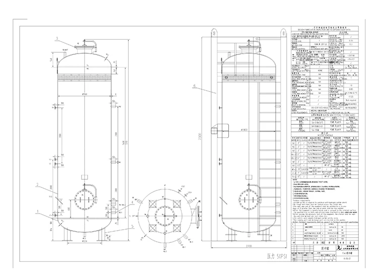 Latest Design Industrial Buffer Tank / Buffer Tank Pressure / 1000m3 ...