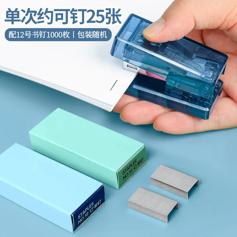 Transparent Stapler Clear Mini Stapler With Staples Portable Stapler ...