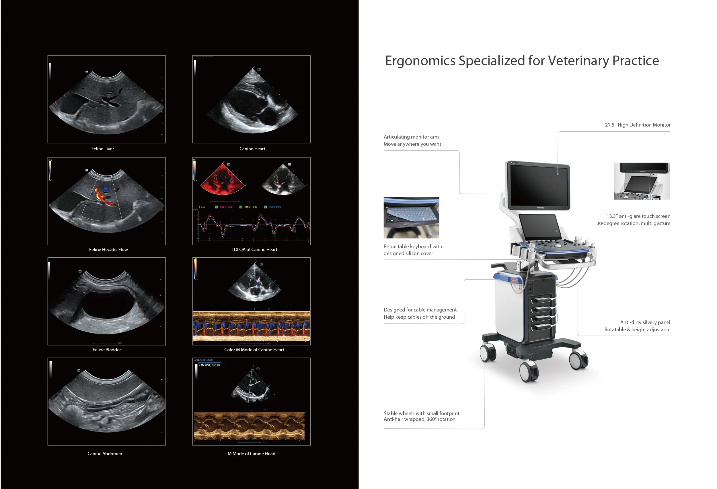 Mindray Vetus 7 Exp Veterinary Ultrasound Machine - Portable & Sustainable