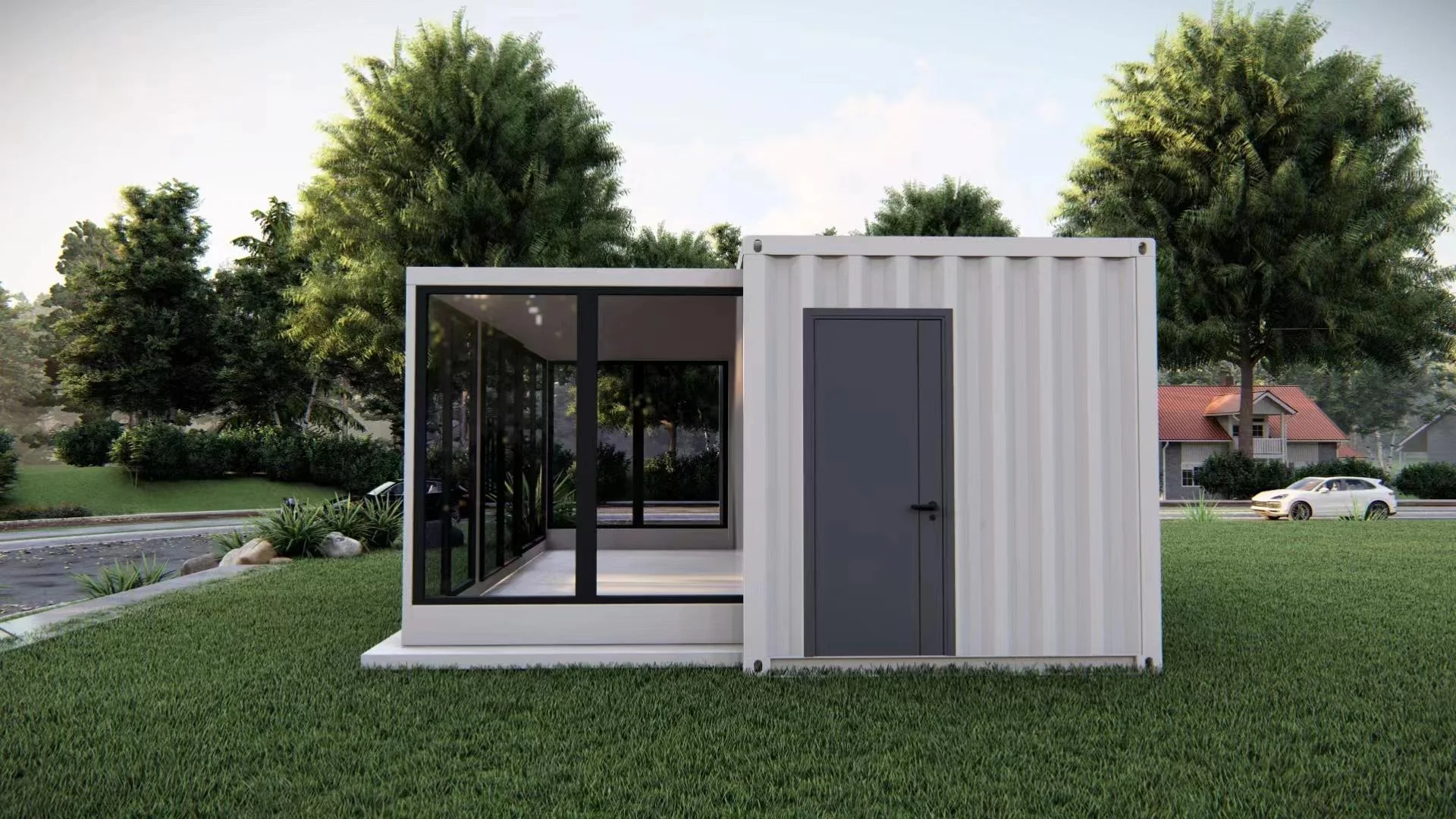 20ft/40ft Container House Container Building Office Capsule House ...