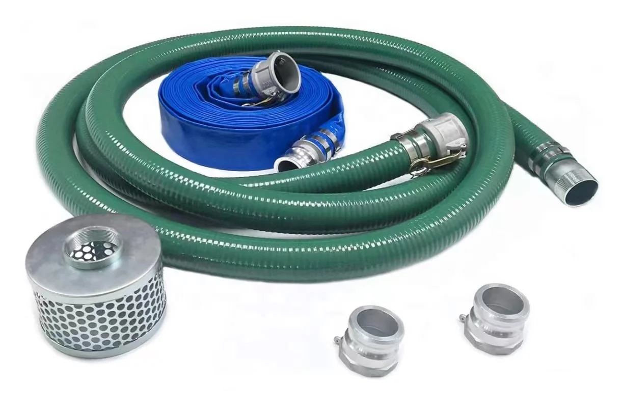 3 Inches PVC Helix Water Pump Suction Hose - Flexible & Durable