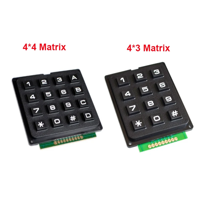 4x4 4x3 Matrix Keyboard Keypad Module Use Key Pic Avr Stamp Sml 4*4 3*4 ...