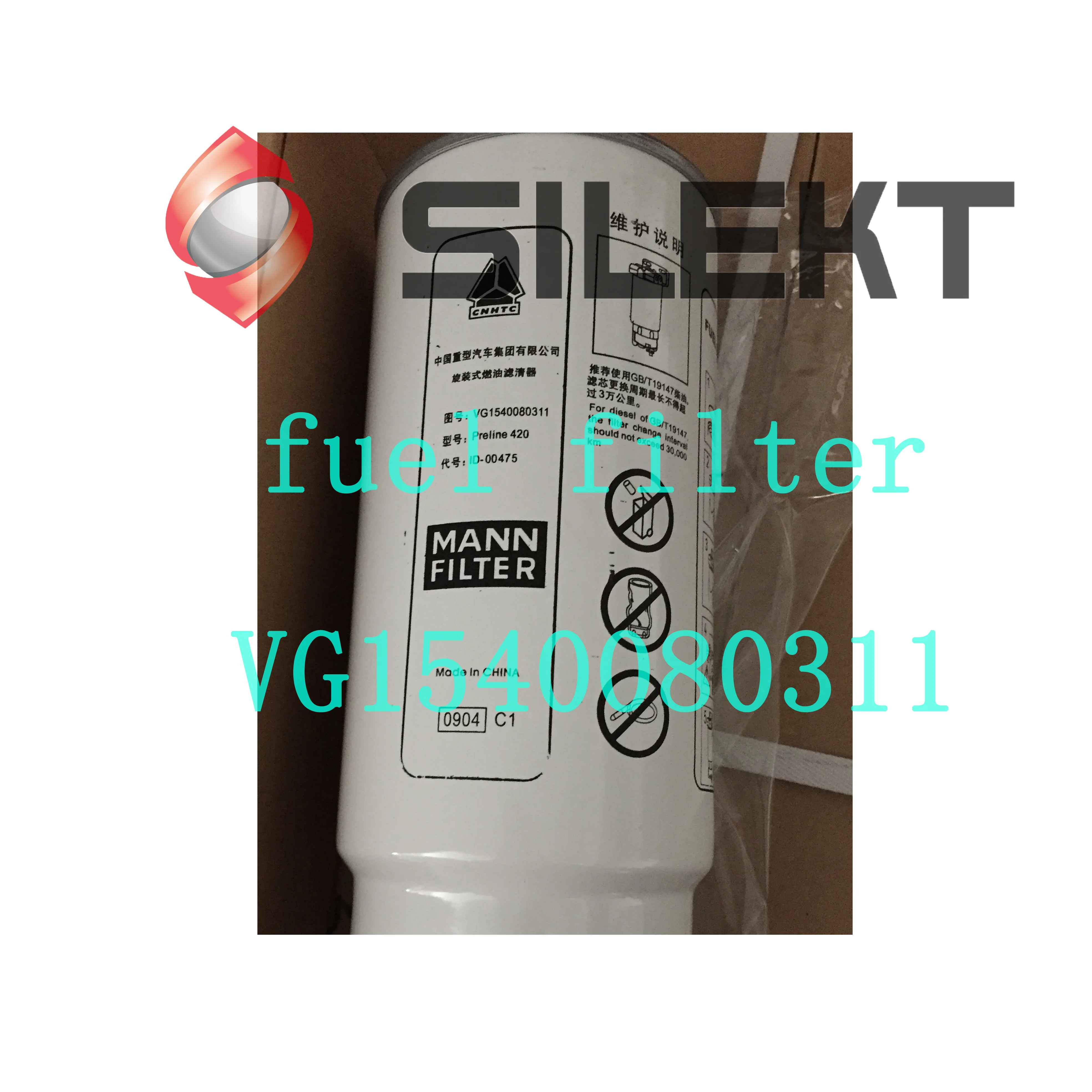 Sinotruk Howo Fuel Filter Vg1047080011 Vg1540080311 Sinotruck Howo Good ...