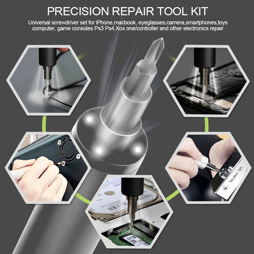 Usb Charging Portable Electric Screwdriver Cordless Power Screw Driver