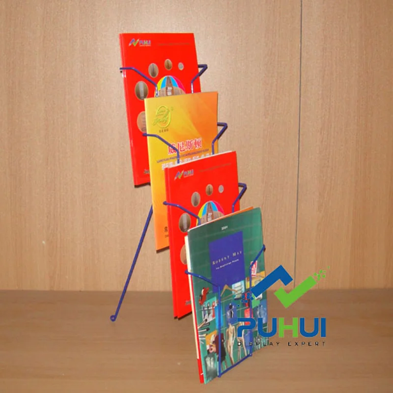 Metal Wire Revolving Custom Books Display Rack - PH15-301