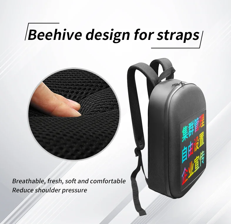 Wholesale 2020 Hot Sales Wifi Control Promotion Led Backpack With Led ...