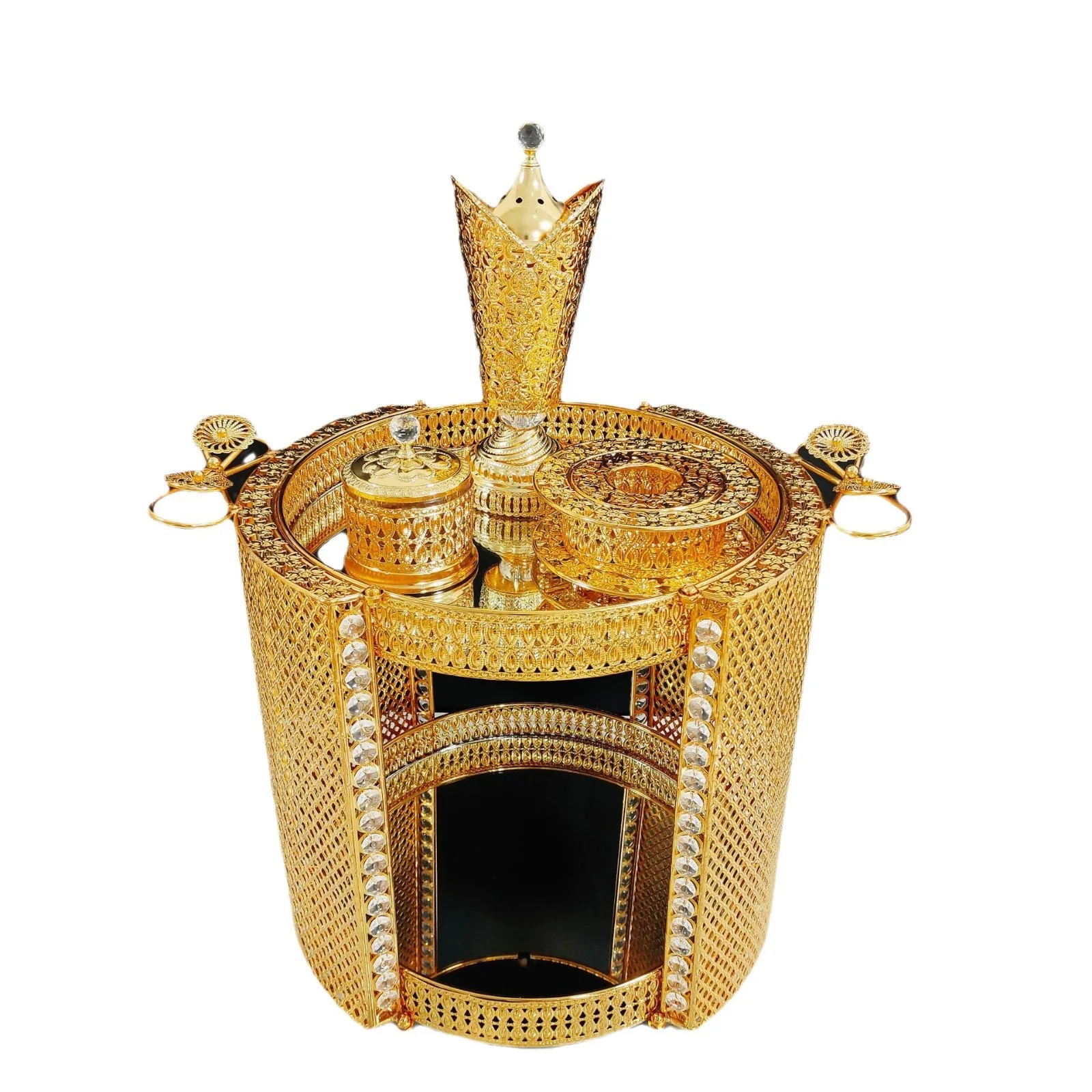 Shop Our House Hot Sale Golden Ethiopian Coffee Table Set