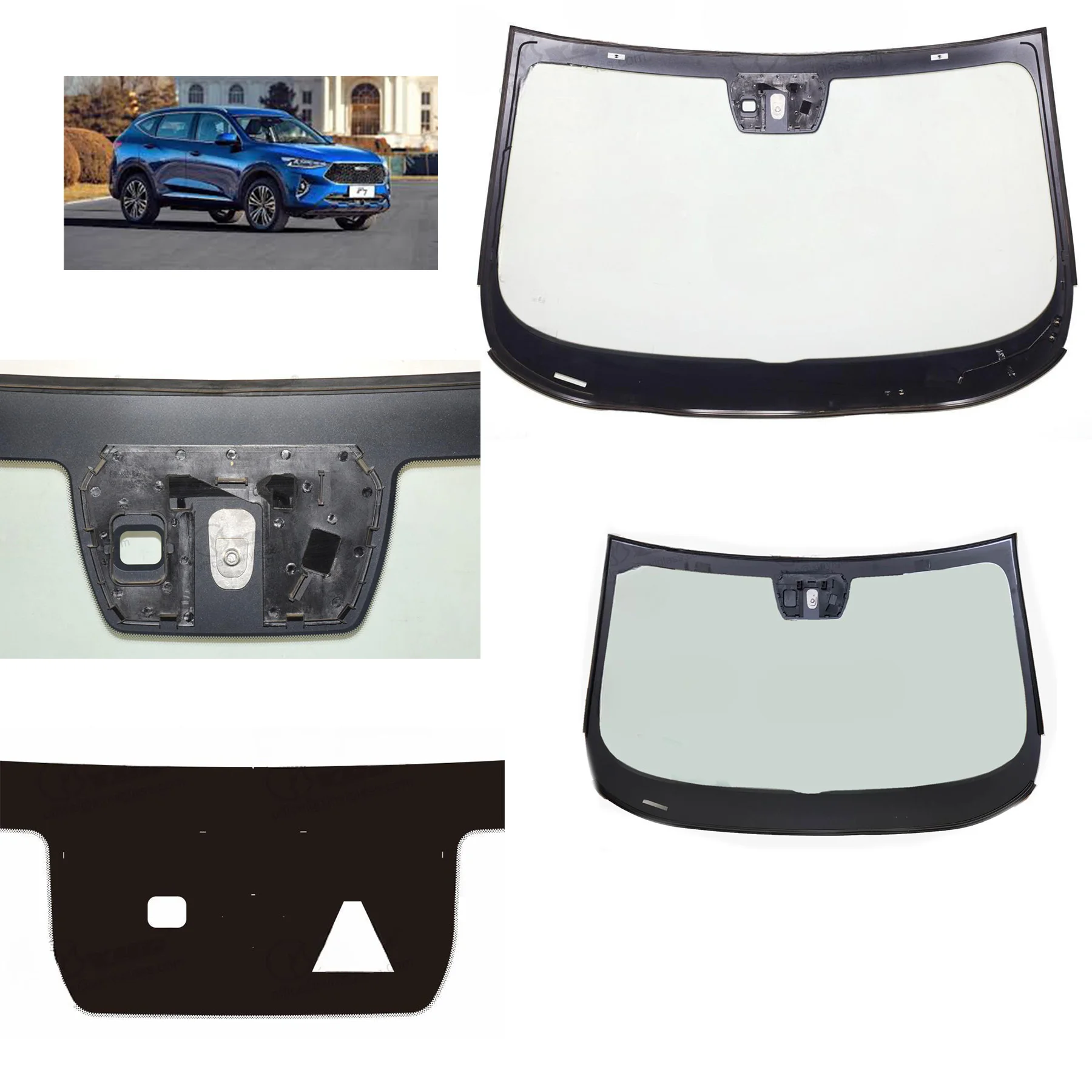 Great Wall HAVAL F7 Windshield Glass Sunroof Car Glass Auto Glass Car ...