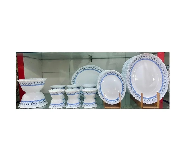 27-piece Premium Dinnerware Set - Perfect for Family Dining