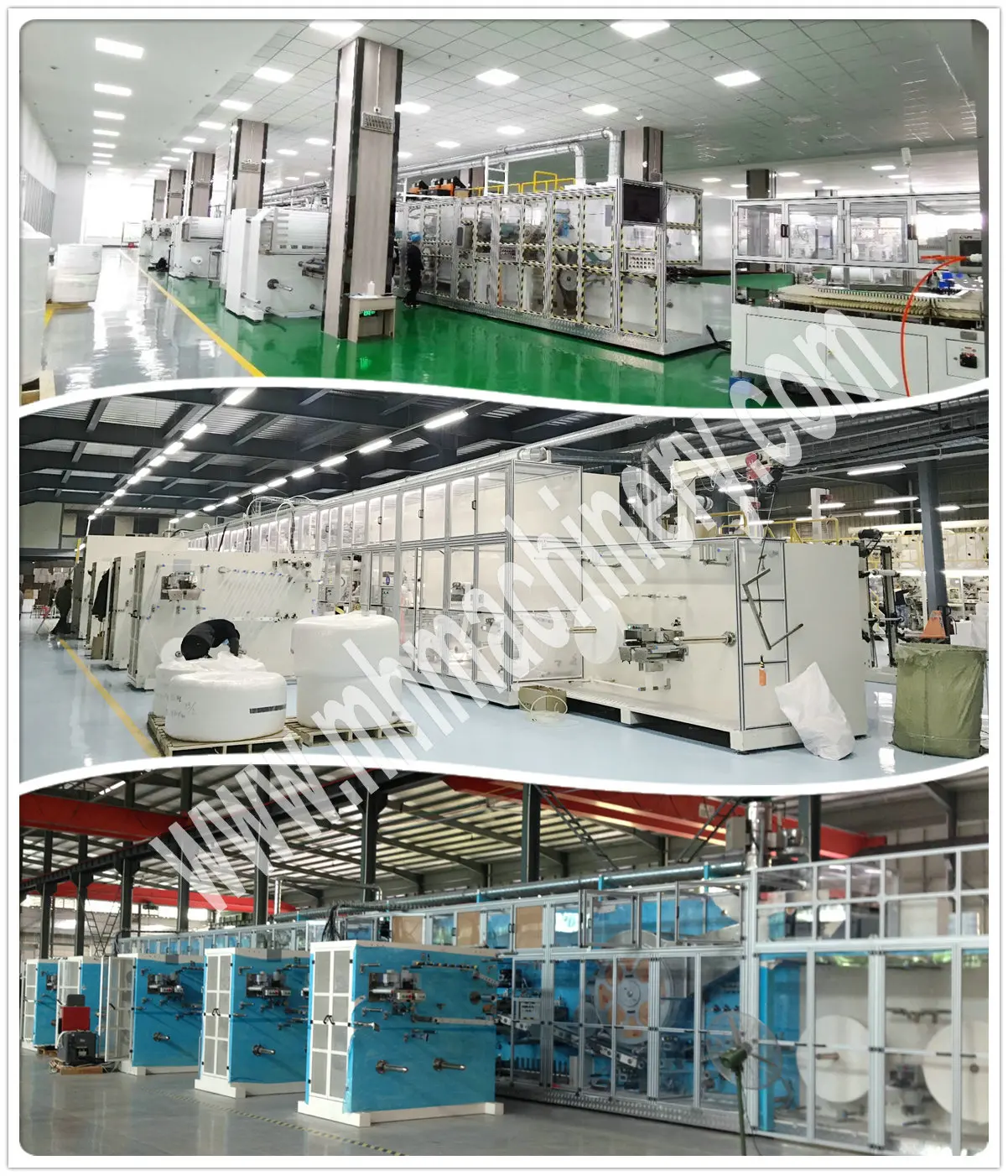 Fully Automatic Pampers Making Machine, Disposable Baby Diaper Machine ...