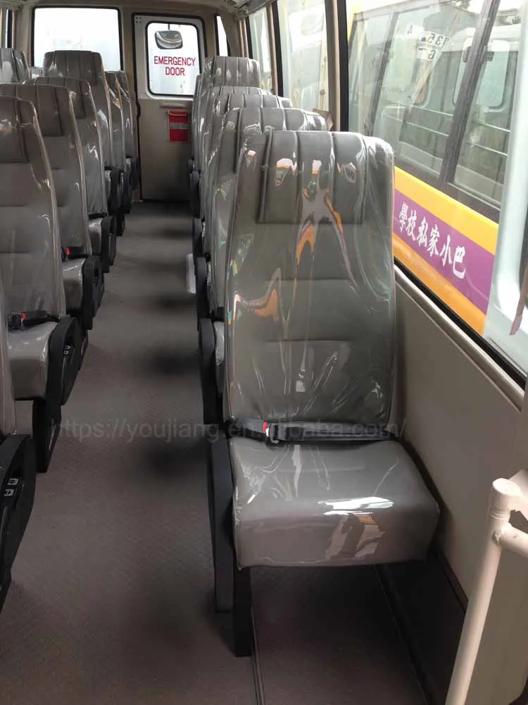 Easy Clean Adjustable Mini Bus Chair for 20 Seats Coaster Minibus