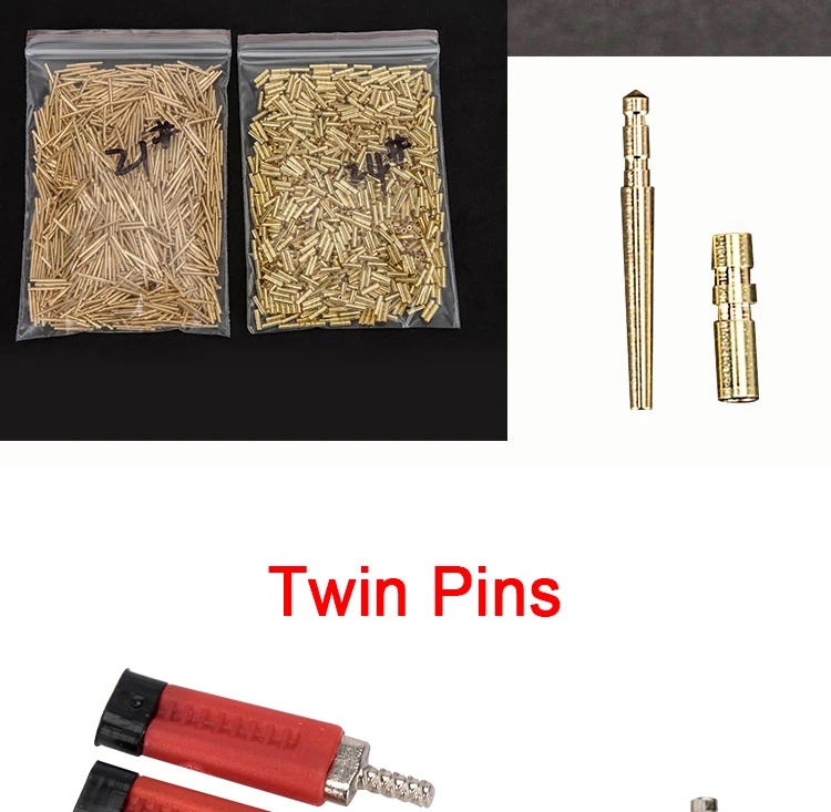 Dental Twin Pins Green Dental Lab Double Dowel Pin Dental Dual Pins ...