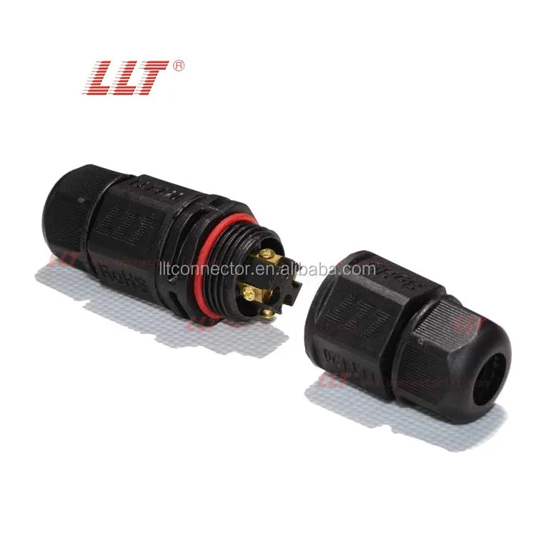 Electrical Cable Joints Screw Lock Wiring 4pin Waterproof Connector ...