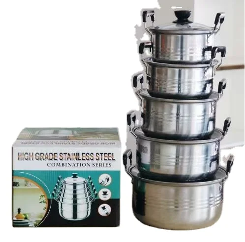 Stainless Steel Suit Pan American High Soup Pot Has 10 Woolly Household ...