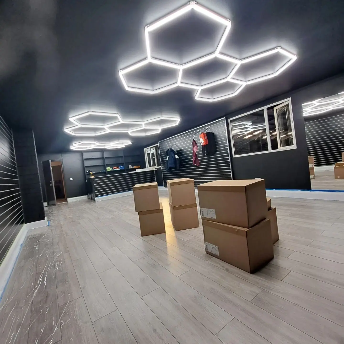 5-Grid Stage Hexagonal Smart Led Panels Rgb Hexagon Ceiling Light Hex ...