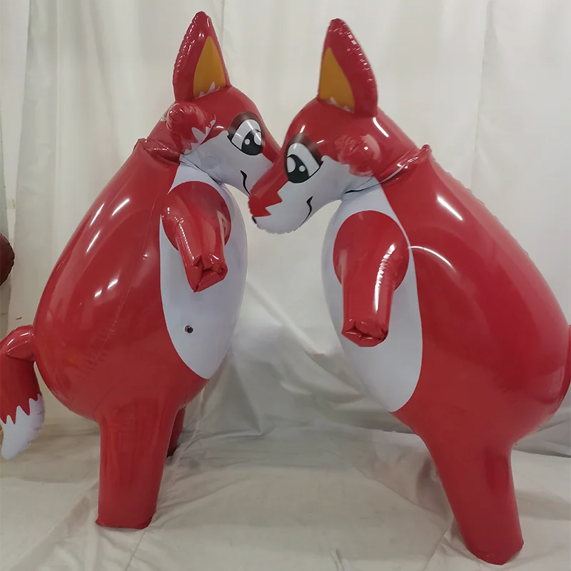 Customized Plastic Blow up Inflatable Fox Costume Suit