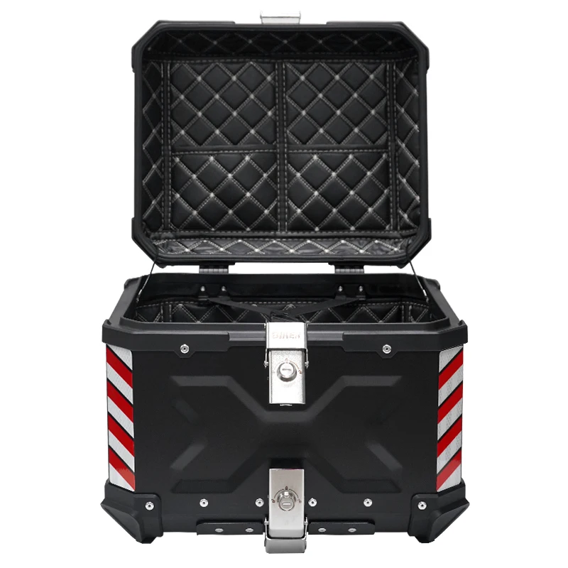 F2-MOTO 45L Motorcycle Tail Boxes with Corner Protection