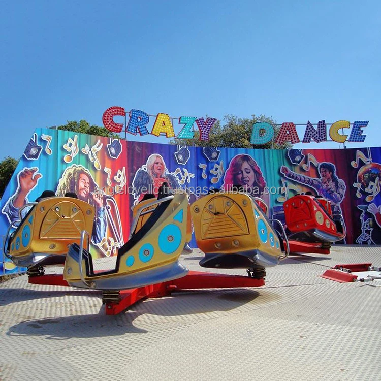 Luna Park Attractions Big Amusement Park Kids Ride Crazy Break Dance ...