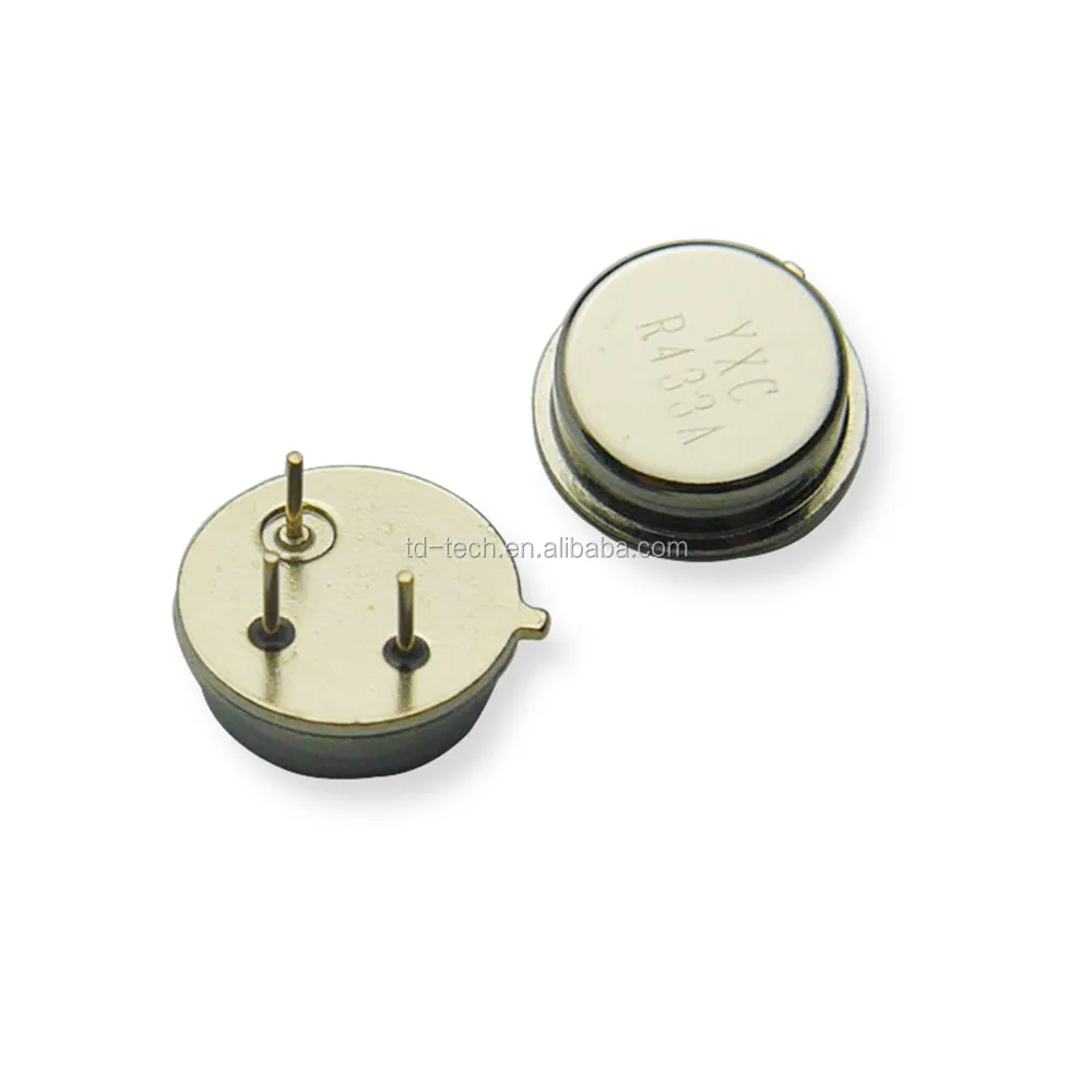 Taidacent Passive R433A TO39 75K 433.92MHZ RF Crystal Resonator