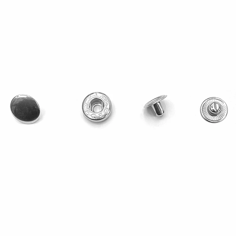 8050# Metal Stainless Steel Snap Fastener Buttons Rivet Clasp Jacket ...