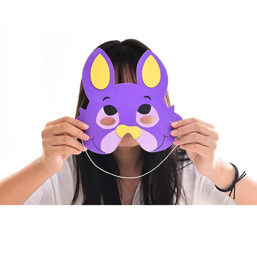 Elsas Kleurrijke 3d Dieren Eva Masker Kinderen Feest Maskers Voor ...