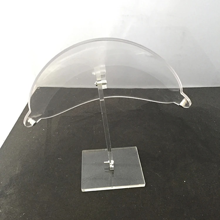 2019 Premium Foldable Clear Acrylic Facial Mask Holder Display Stand