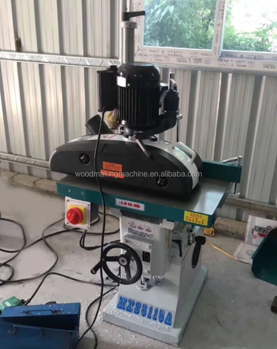 Vertical single-axis woodworking milling machine with auto feeder ...