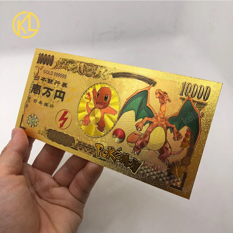 5 Types Japanese Cartoon Evangelion Asuka Eva Anime Gold Banknote 25th ...