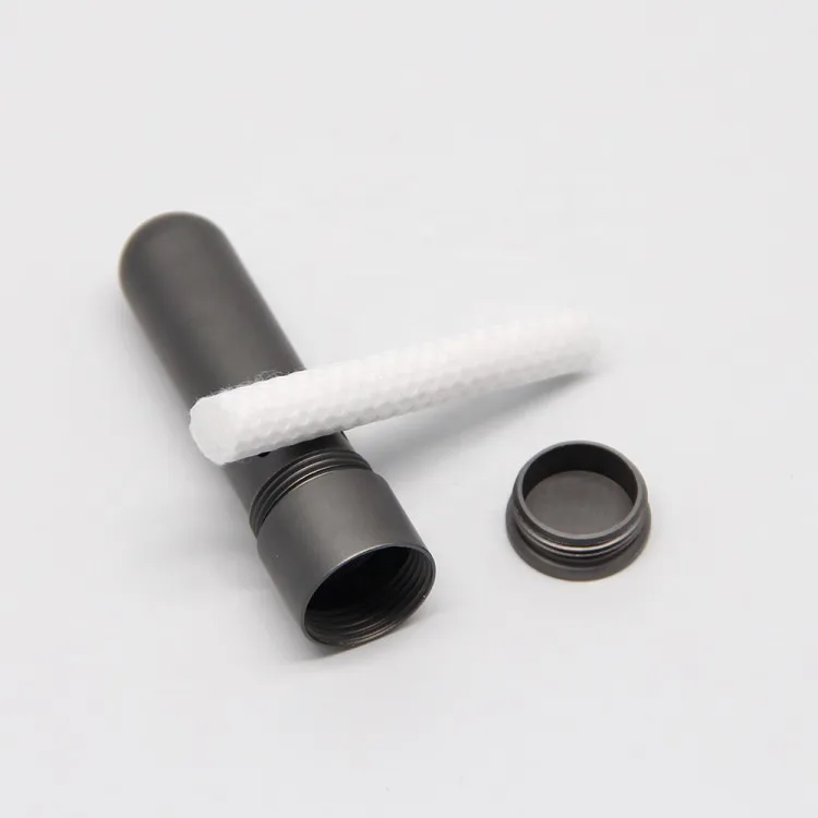 2024 New Full Metal Aroma Nasal Inhaler With Cotton Wicks Grey Color ...