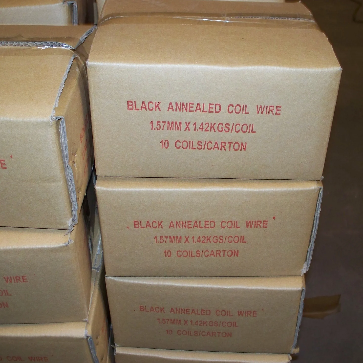Belt Pack Black Annealed Tie Wire 1.57mm 95m 10 Coils Carton Binding ...