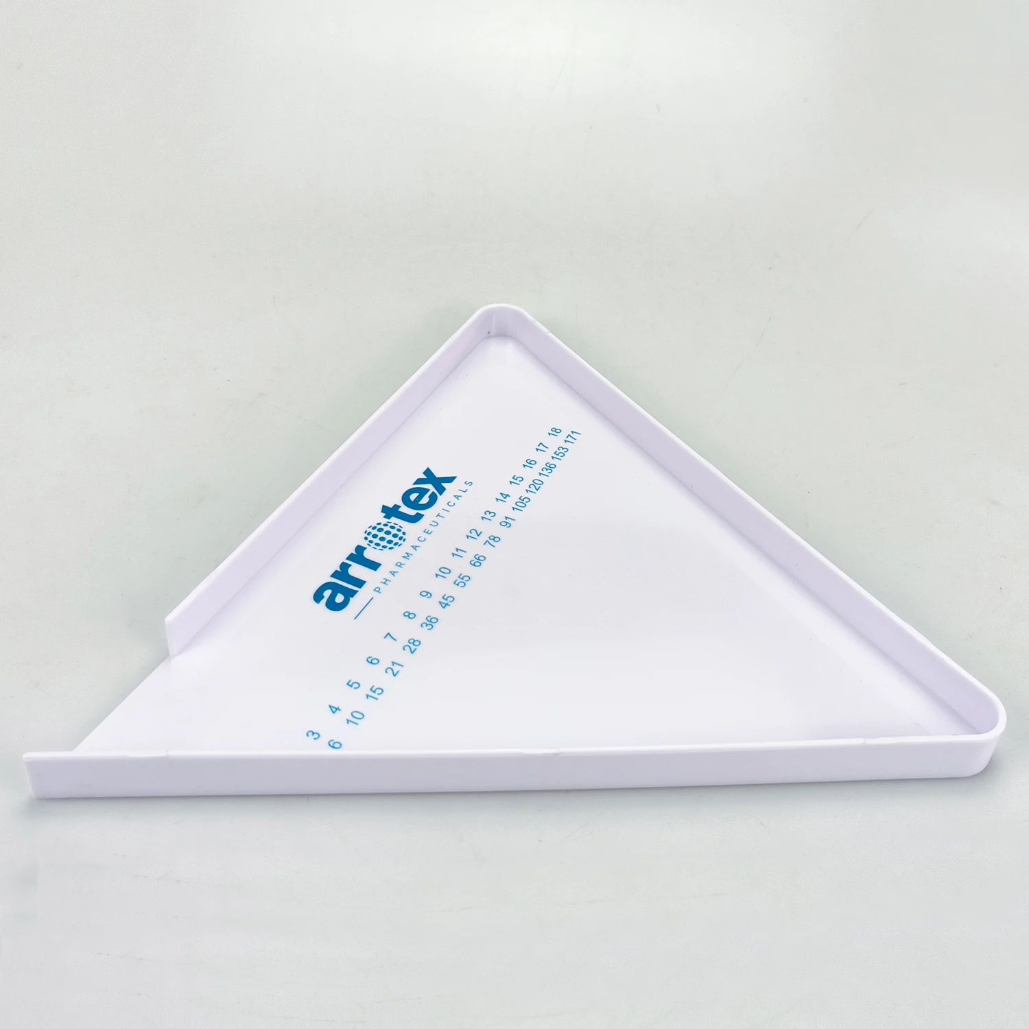 Pharmacy Use ABS Triangle Tablet Capsule Pill Counting Trays