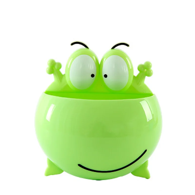 Cute Cartoon Frog Toothbrush Holder Kids Tooth Brushes Storage For ...