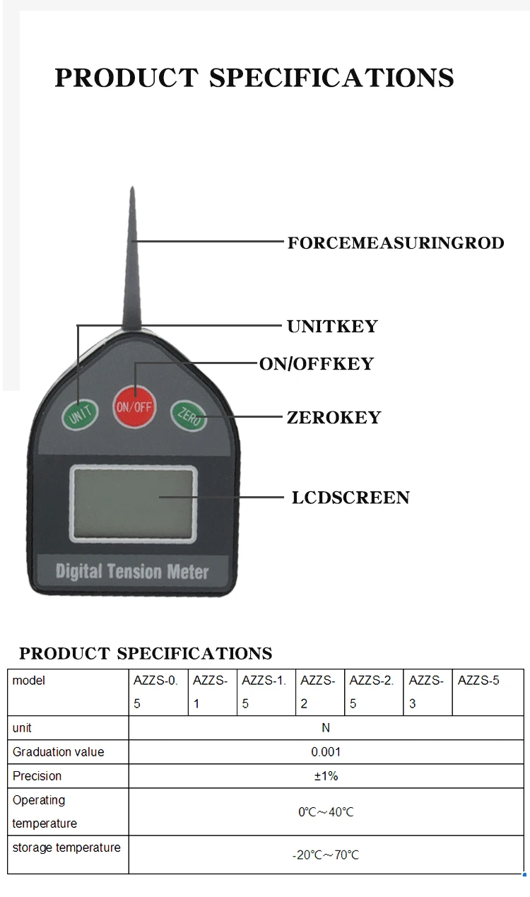 Digital Tension Gauge - Precision and Reliability