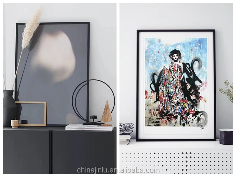 Frames 70x100cm - Extra Large Black Aluminium Photo Frames