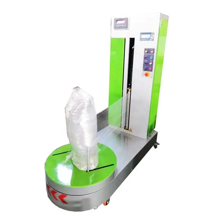 Lp600f-l Automatic Airport Luggage Film Wrapping Machine With Scale ...
