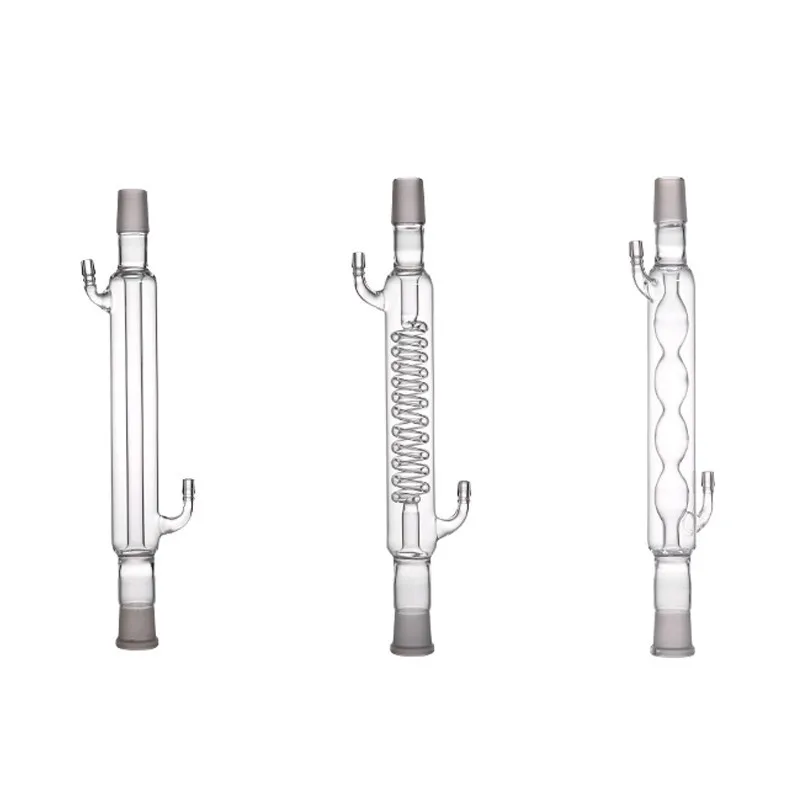 Laboratory Chemistry Glass Condenser Pipe Standard Ground Joint ...