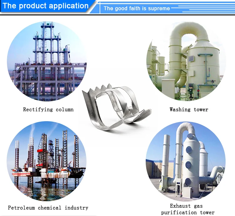 Metal Intalox Saddle Packing - Efficient Mass Transfer