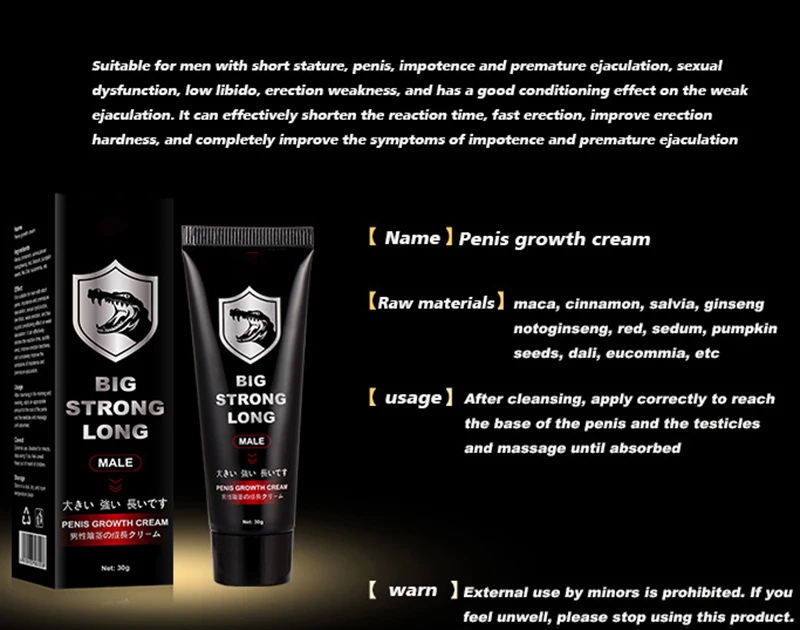 Male Private Parts Of Men With Increasing Cream Larger Thicker Longer ...