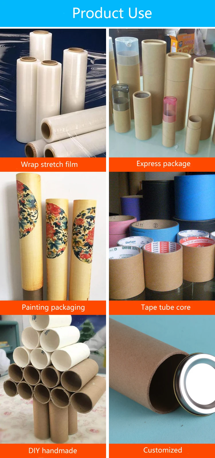 Cardboard Cylinder Ppackaging Containers Roundindustrial Cardboard ...