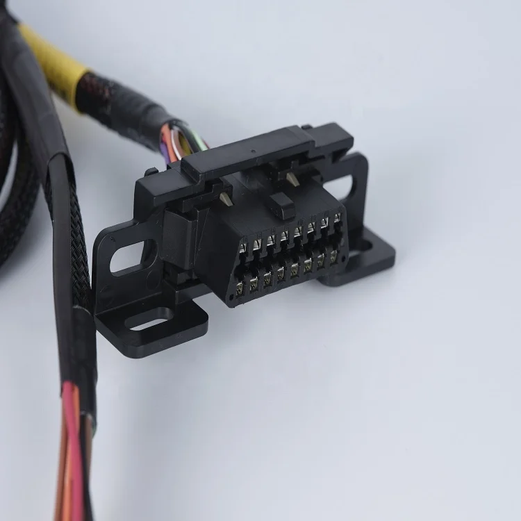 Custom Auto Wire Harness Cable Assembly for OBD2 Diagnostics