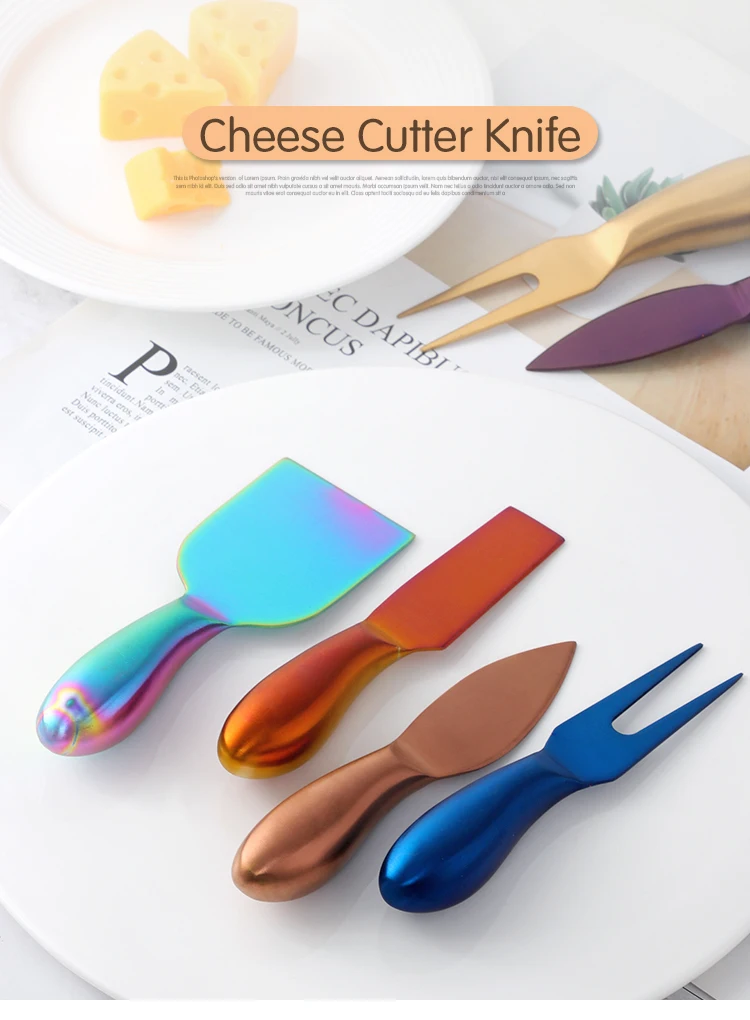 Cake Shop Used Mini Cheese Tool 4-Pieces Dessert Cheese Cake Knife Set ...