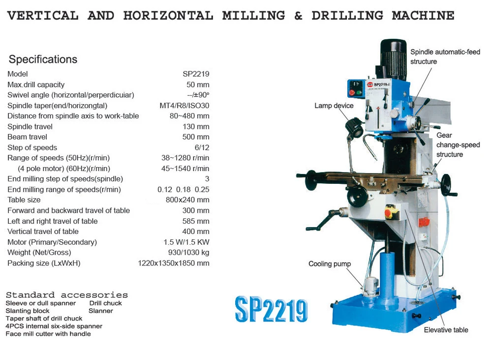 7550 First Milling Machine SP2237 - High-Accuracy Milling