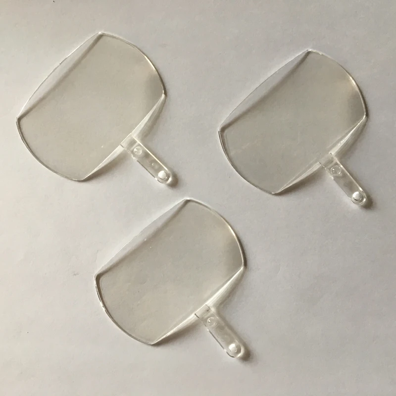 Spectacle Lens Acrylic 'diameter 65mm Hard-coated' Clear Plastic Lens ...